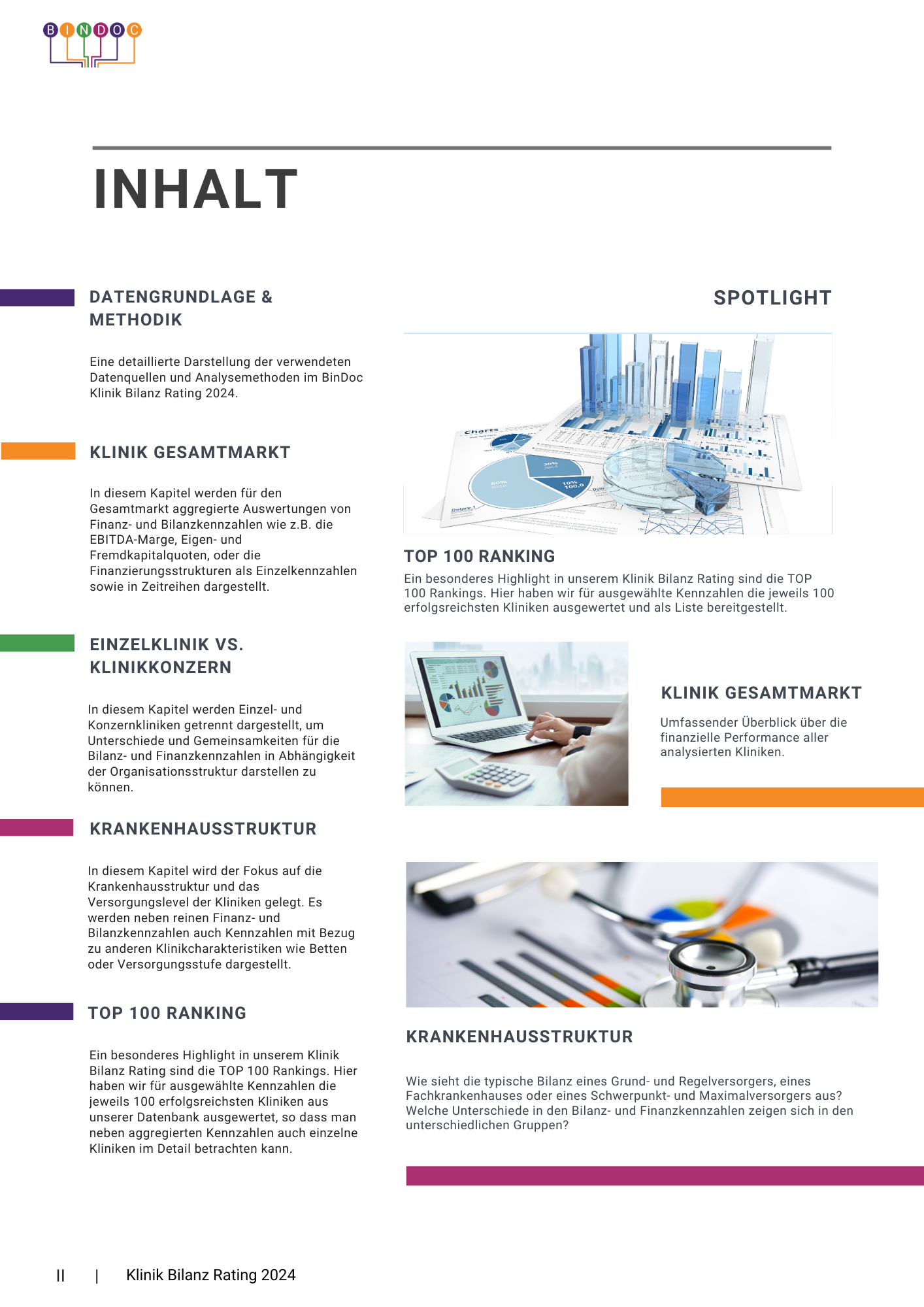 Vorbestellung - BinDoc Bilanz Rating 2024